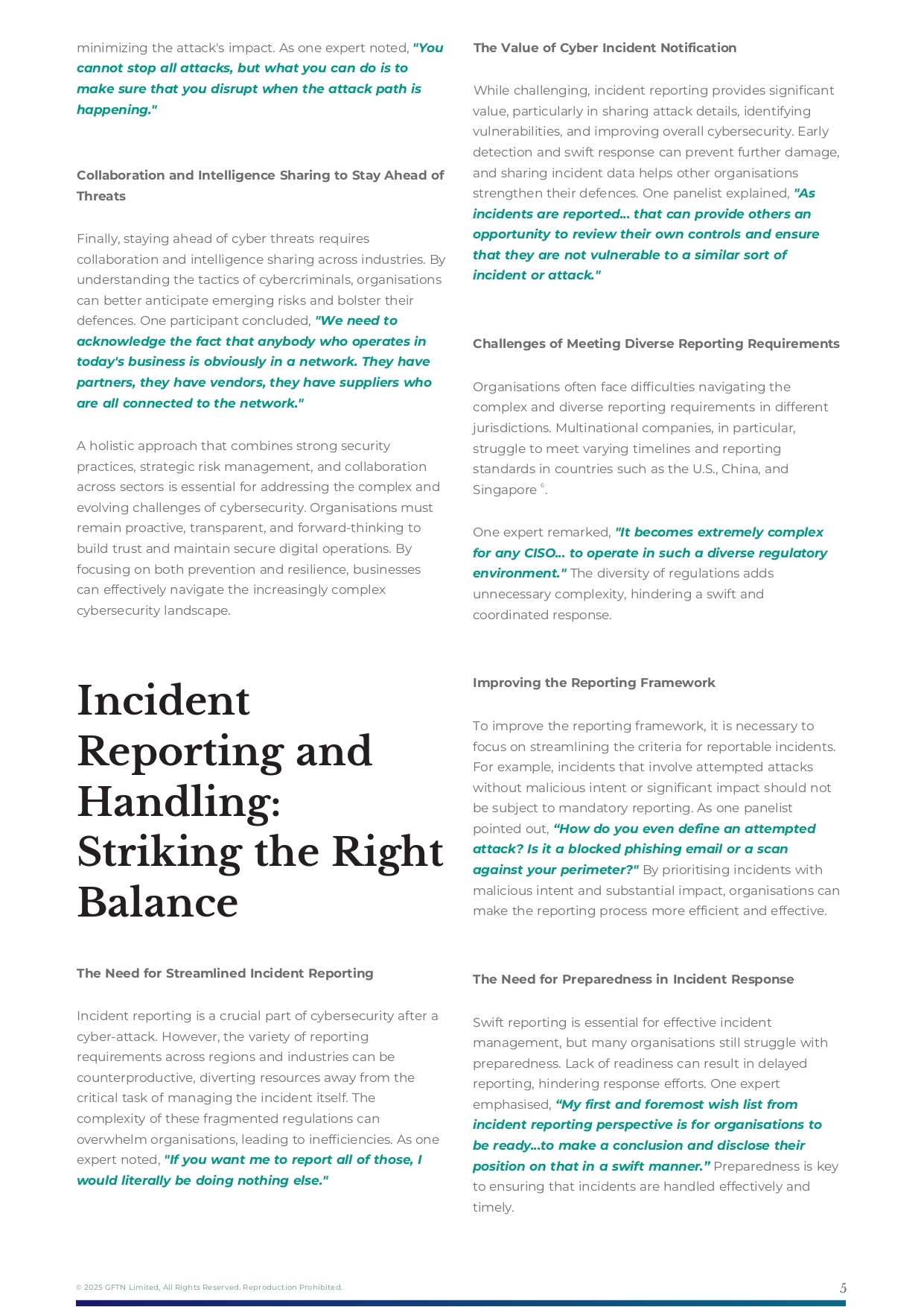 Synergy In Cybersecurity